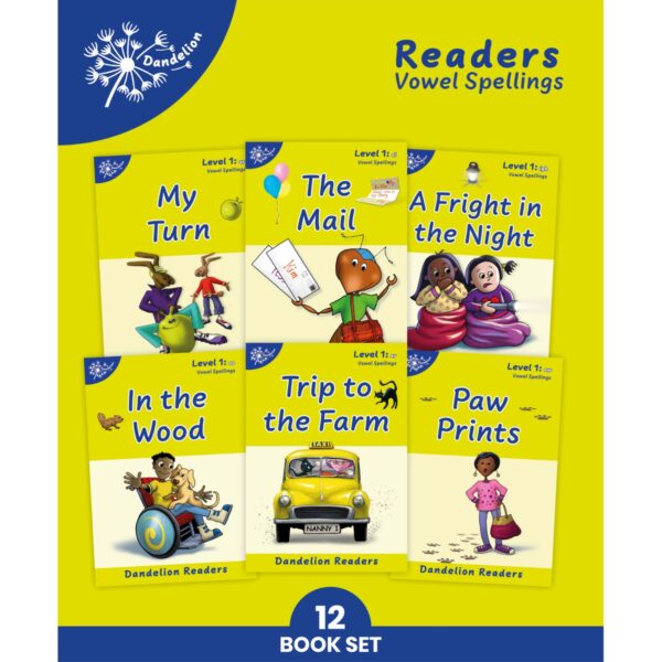 Dandelion Readers Vowel Spellings Level 1 | Decodable Books