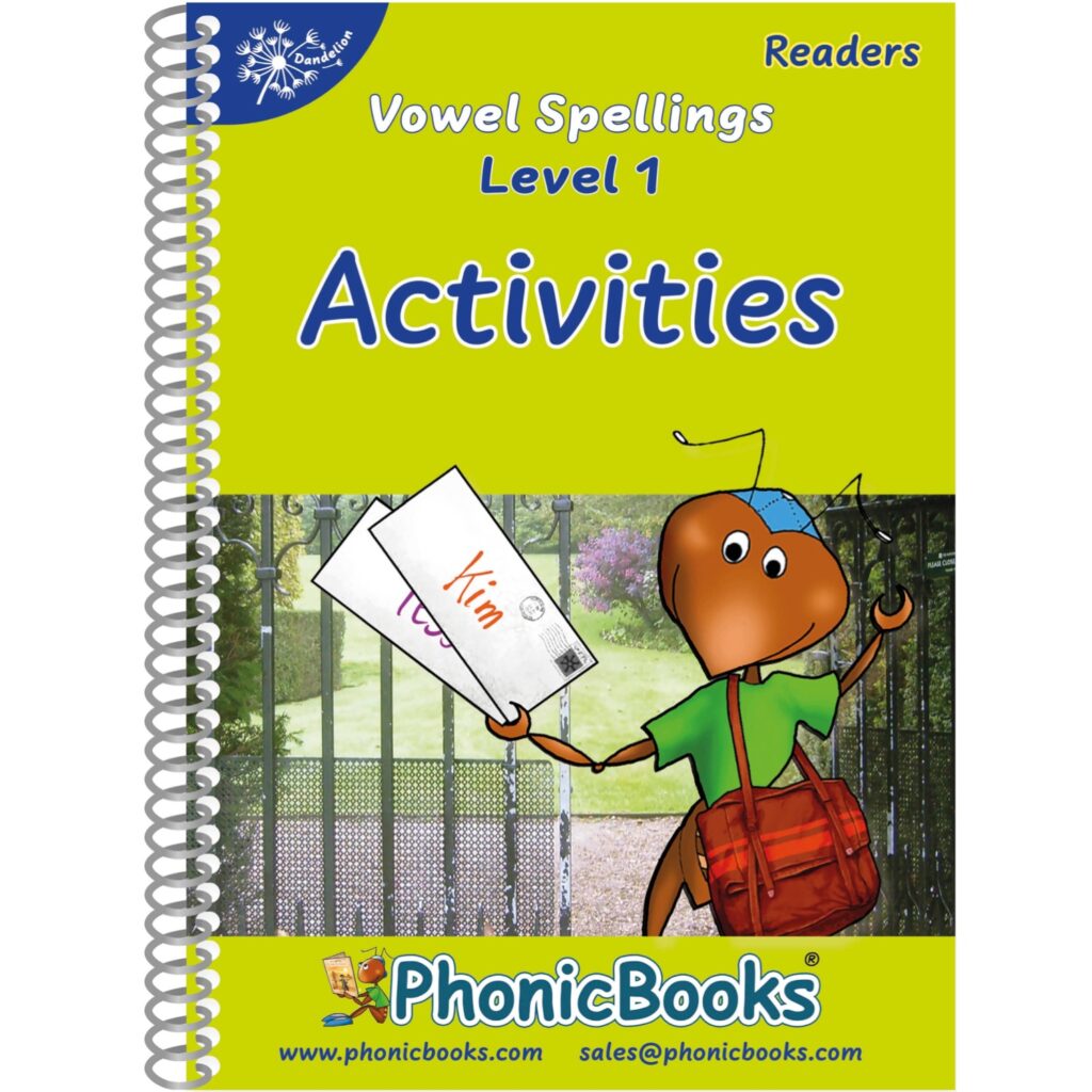 Dandelion Readers Vowel Spellings Level 1 Activities Workbook