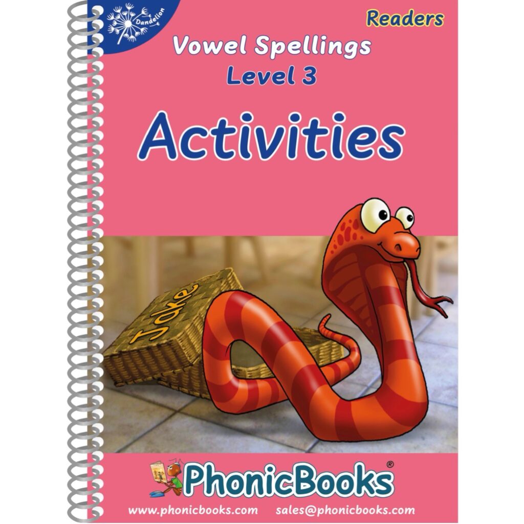 Dandelion Readers Vowel Spellings Level 3 Activities Workbook