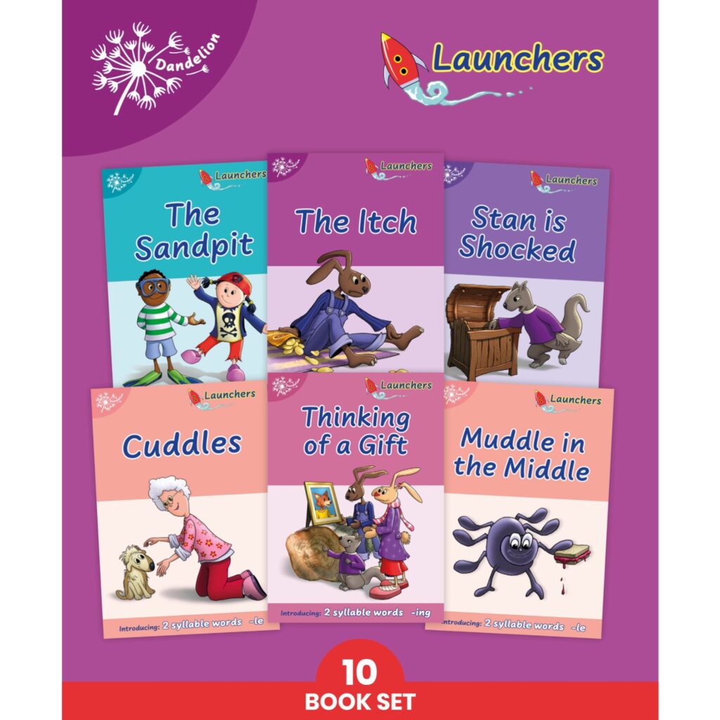 Decodable Phonics Books – Dandelion Launchers Stages 16–20