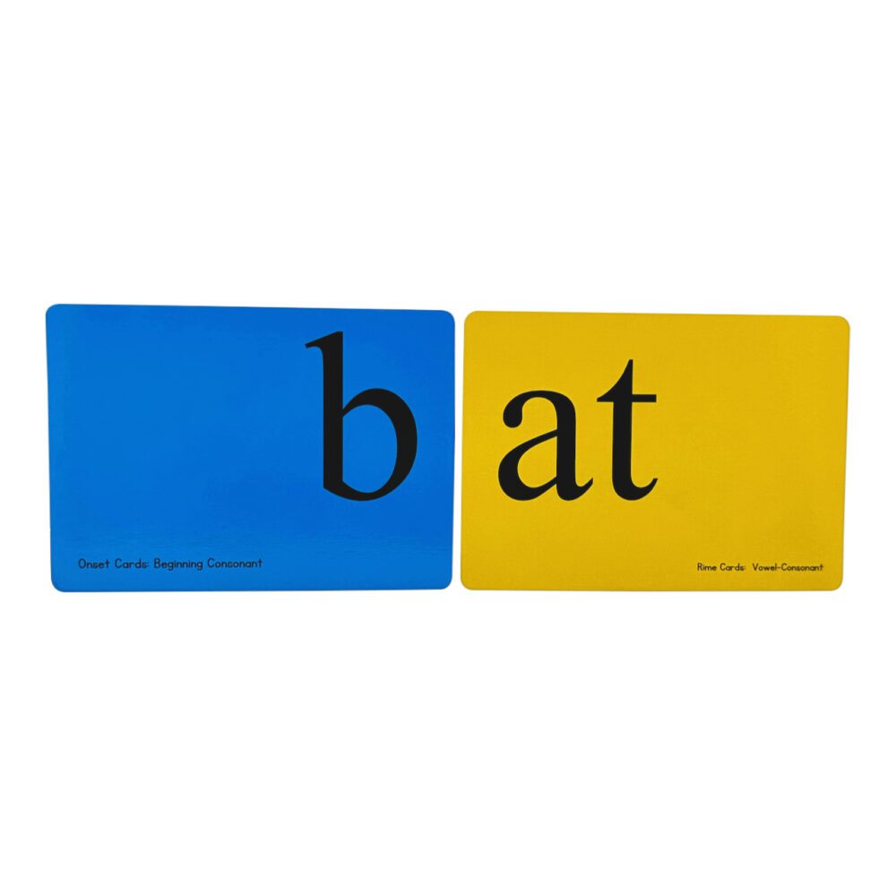 Build A Word Cards: Word Beginnings & Endings (Onset-Rime) | PDX ...