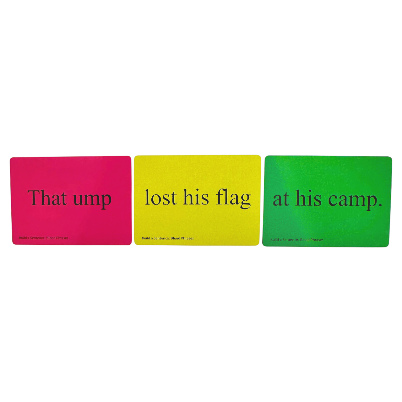 Build A Sentence Cards