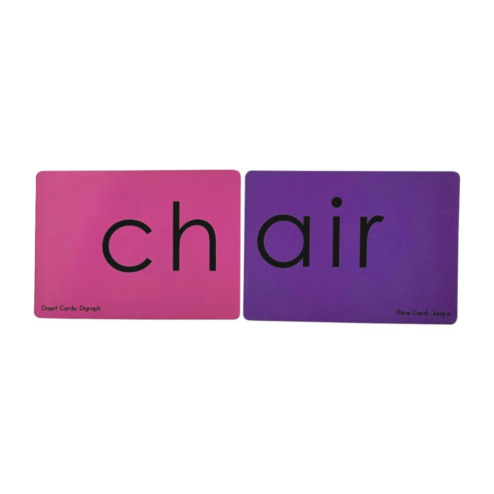 Build A Word Cards: Vowel Team Onset-Rime | PDX Reading Specialist, LLC.