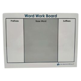 Foldable, Magnetic Receptive, Dry Erase Word Work Board - PDX Reading ...