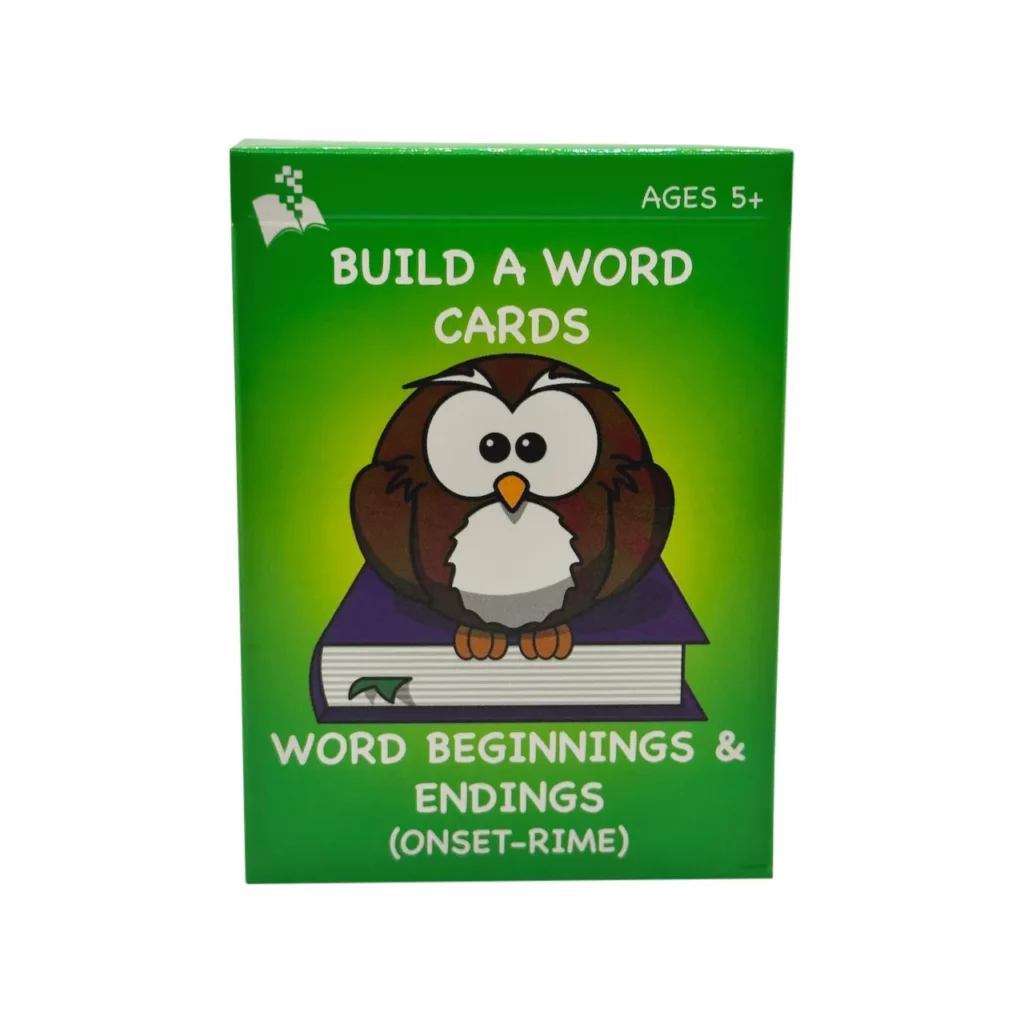 Build A Word Cards: Word Beginnings & Endings (Onset-Rime) - PDX ...